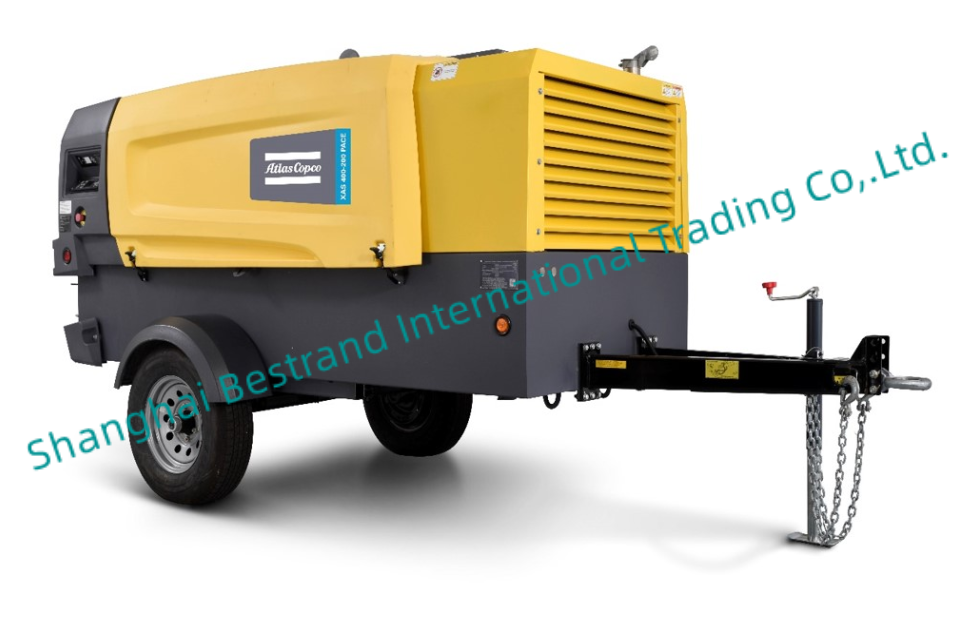 Atlas Copco diesel engine portable air compressor XATS 68 KD - Buy ...