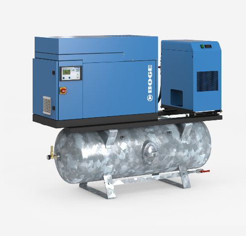 BOGE Frequency-regulated Screw Compressor with Permanent Magnet Motor ...